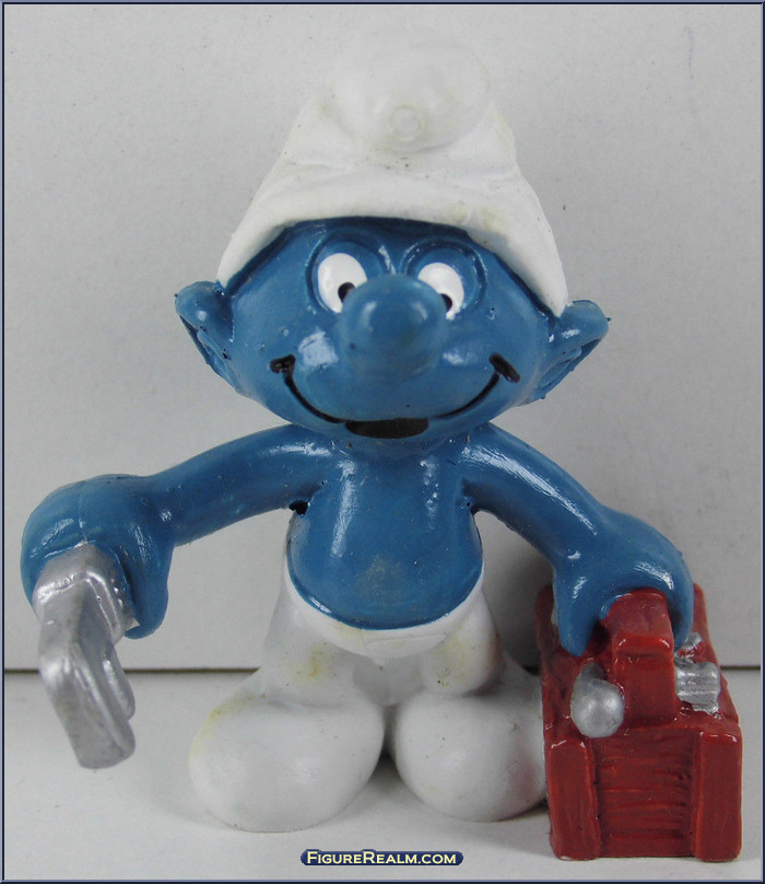 Plumber Smurf - Smurfs - Basic Series - Peyo Action Figure