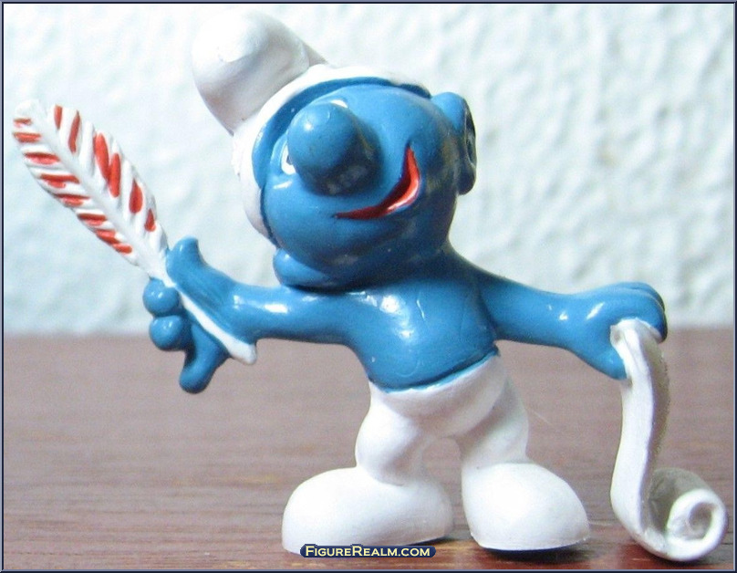 Poet Smurf (Red Feather) - Smurfs - Basic Series - Peyo Action Figure