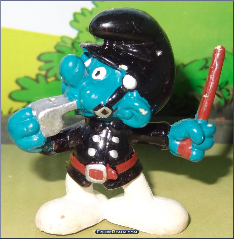 Policeman Smurf - Smurfs - Basic Series - Peyo Action Figure