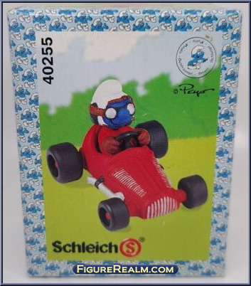 Race Car Smurf (Red) - Smurfs - Super Smurfs - Peyo Action Figure