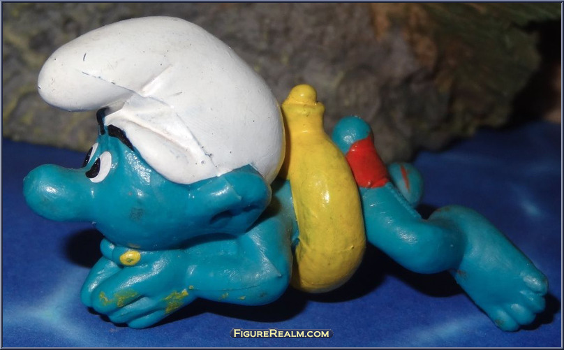 Swimmer Smurf (Inner Tube) (Yellow Tube) - Smurfs - Basic Series - Peyo ...