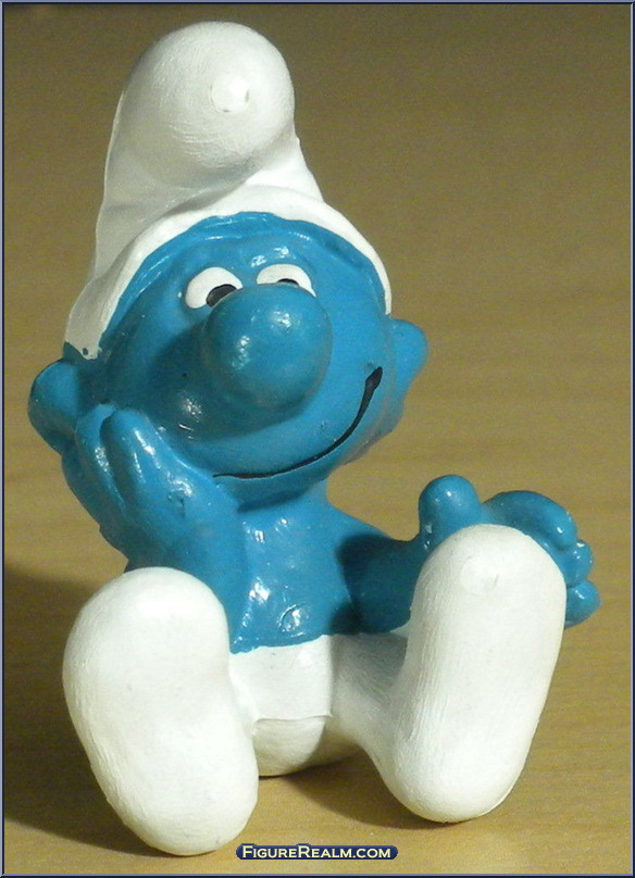 Thinker Smurf - Smurfs - Basic Series - Peyo Action Figure