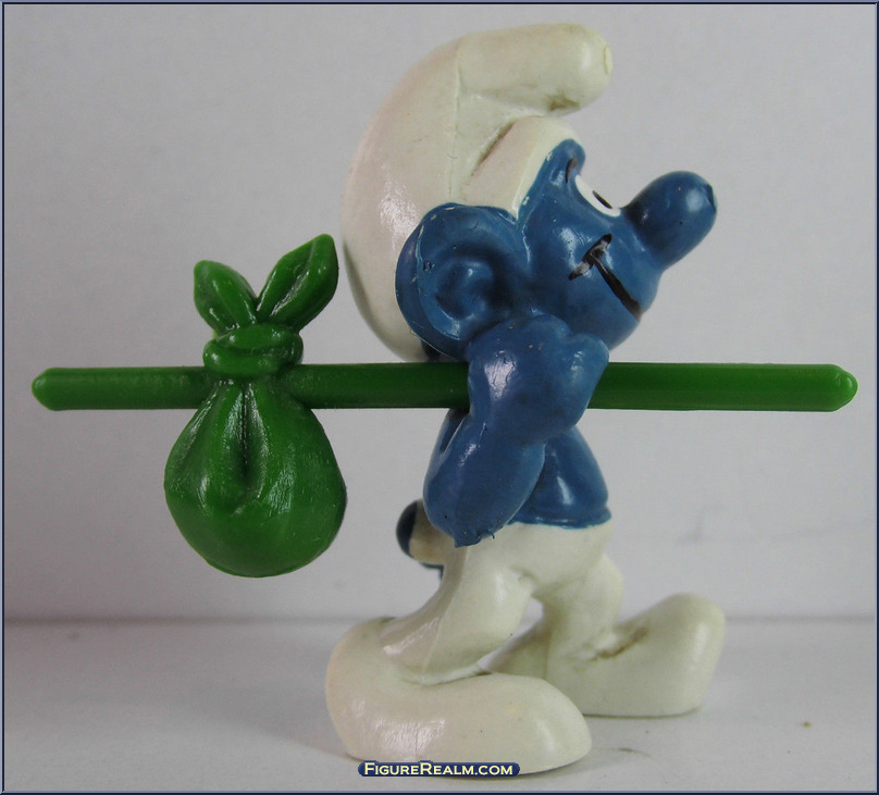 Traveler Smurf (Green Short Stick) - Smurfs - Basic Series - Peyo ...