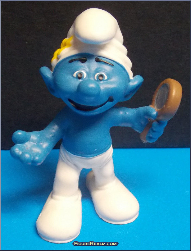 Vanity Smurf (Small Mirror) - Smurfs - Basic Series - Peyo Action Figure