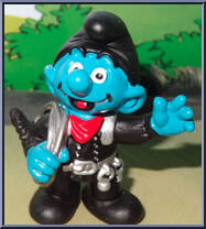 Chimney Sweep Smurf (Silver Belt) - Smurfs - Basic Series - Peyo Action ...