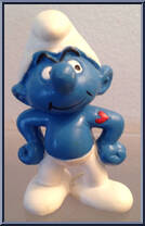 Hefty Smurf - Smurfs - Basic Series - Peyo Action Figure