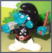 Policeman Smurf - Smurfs - Basic Series - Peyo Action Figure