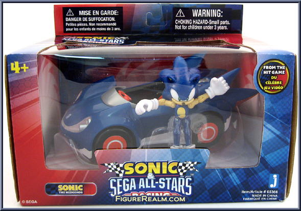 Sonic (with Race Car) - Sonic the Hedgehog - Sega All-Stars Racing ...