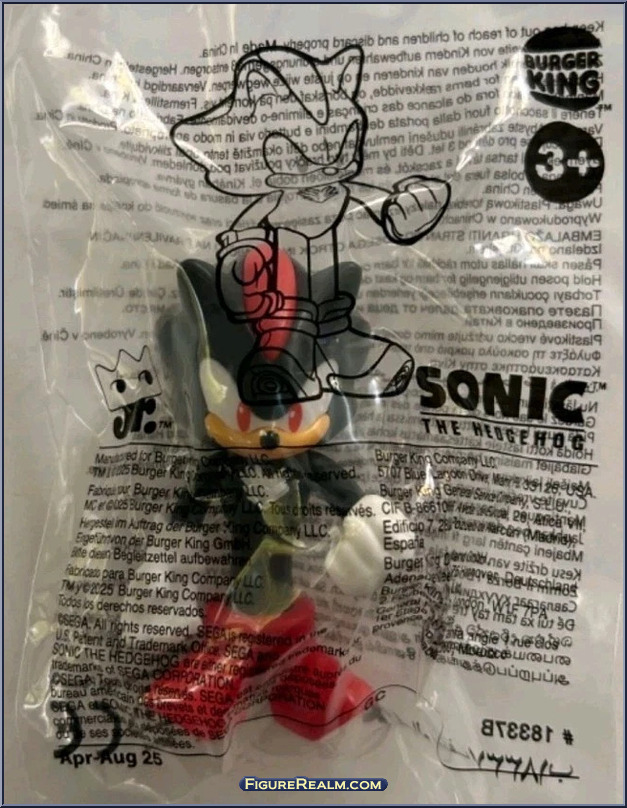 Shadow - Sonic the Hedgehog - Basic Series - Burger King Action Figure