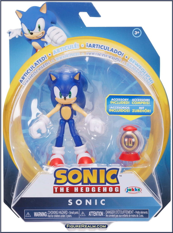 Sonic (with Super Ring) - Sonic the Hedgehog - Basic Series - Jakks ...