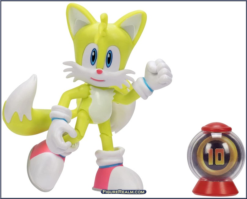 Tails (with Ring Item Box) - Sonic the Hedgehog - Basic Series - Jakks ...