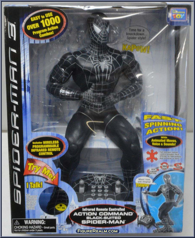 Spider-Man (Black-Suited) - Spider-Man 3 - Infrared - Thinkway Toys ... Spider-Man (Black-Suited) - Spider-Man 3 - Infrared - Thinkway Toys ...