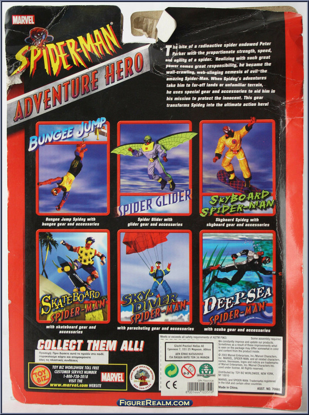 Spider-Man (Bungee Jump) - Spider-Man - Adventure Hero - Carded - Toy ...