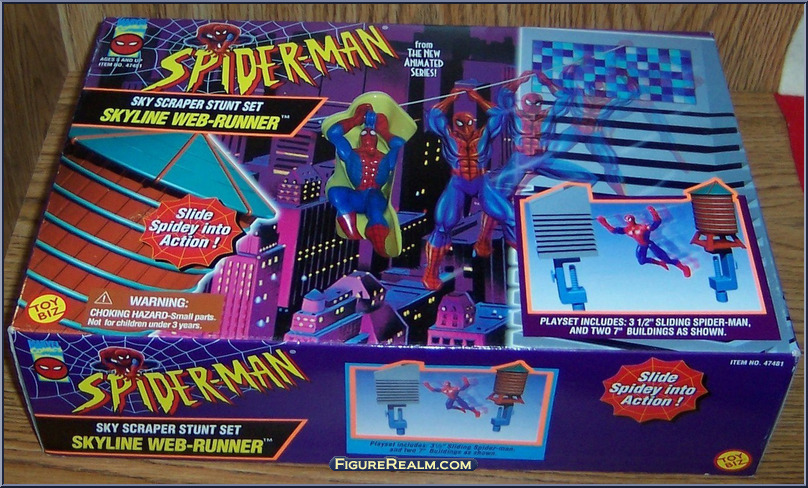 Skyline Web-Runner - Spider-Man - PVC Playsets - Toy Biz Action Figure
