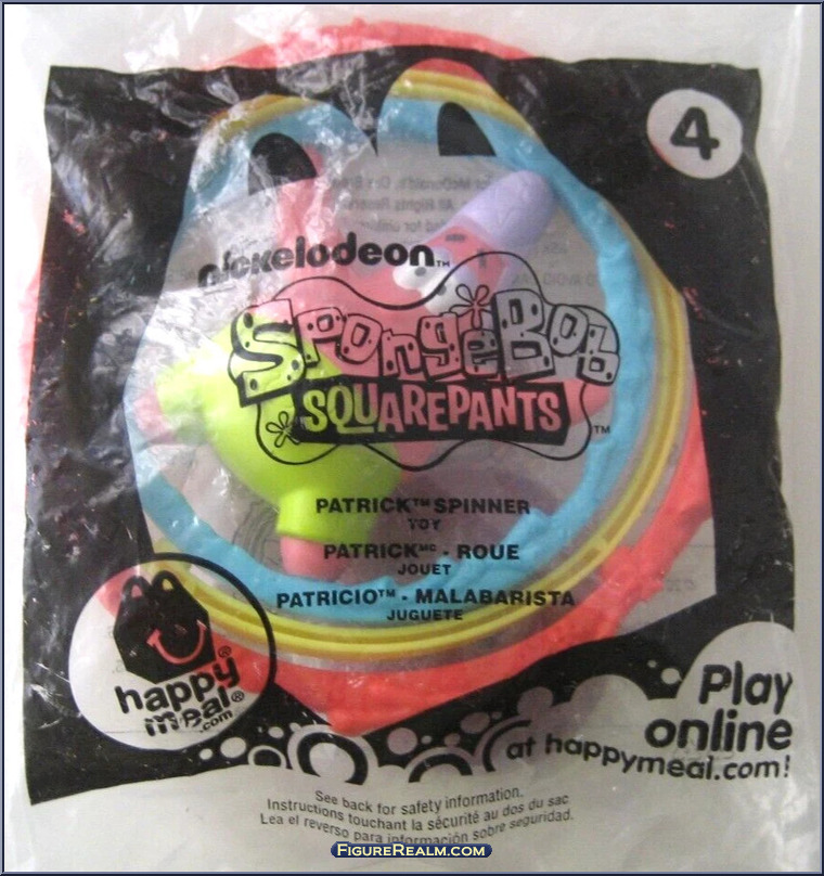 Patrick Spinner Toy - Spongebob Squarepants - Basic Series - McDonald's ...