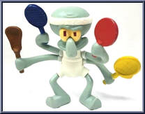 Squidward Tennis Toy - Spongebob Squarepants - Basic Series - McDonald ...