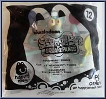 Squidward Tennis Toy - Spongebob Squarepants - Basic Series - McDonald ...