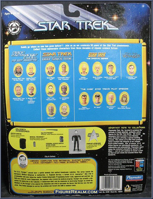 Lt. Reginald Barclay - Star Trek - Basic Series - Playmates Action Figure