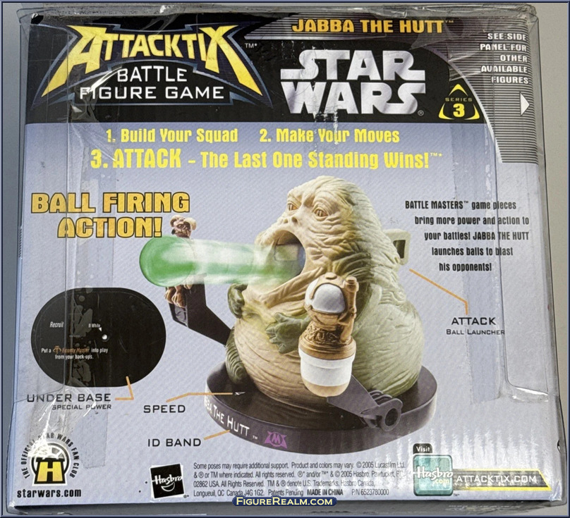 Jabba the Hutt (Ball Launcher) - Star Wars - Attacktix - Series 3 ...