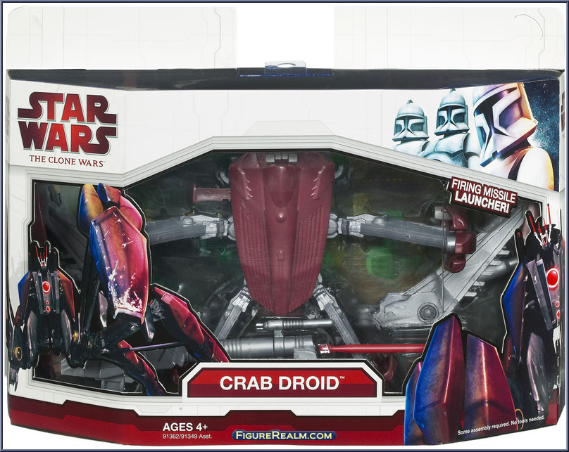Crab Droid - Star Wars - Clone Wars (2008) - Vehicles - Hasbro Action ...