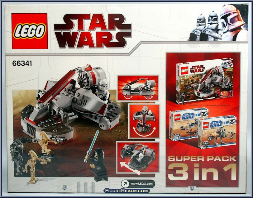 Super Pack 3 in 1 - Star Wars - Clone Wars - Basic Series - Lego Action ...