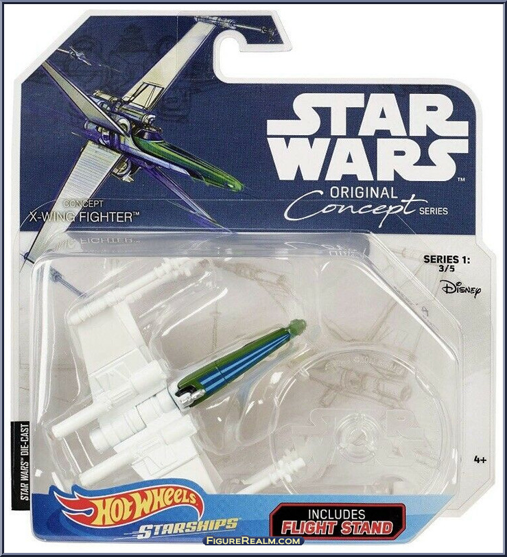 Concept X-Wing Fighter - Star Wars - Hot Wheels Starships - Concept ...