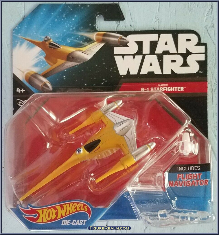 Naboo N-1 Starfighter - Star Wars - Hot Wheels Starships - Black Card ...