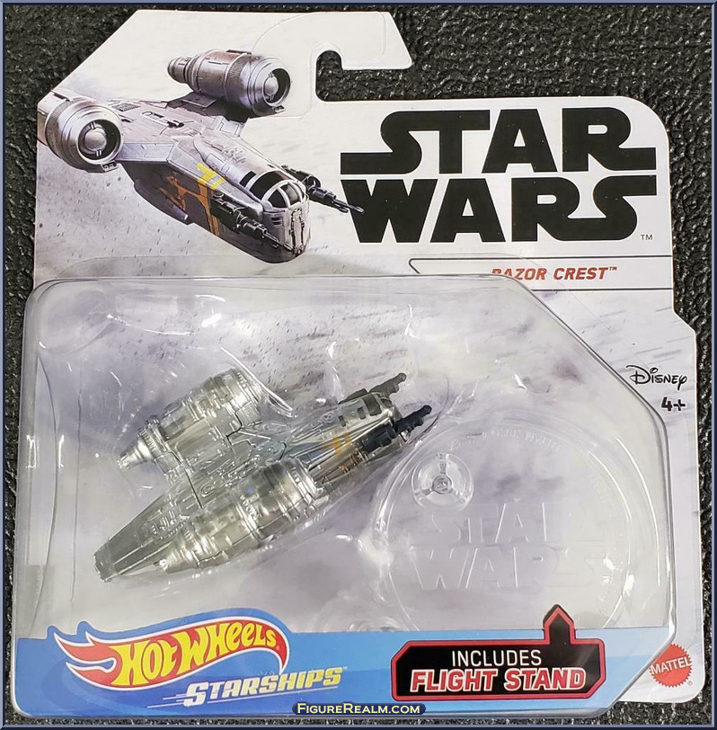 Razor Crest - Star Wars - Hot Wheels Starships - White Card / Black ...