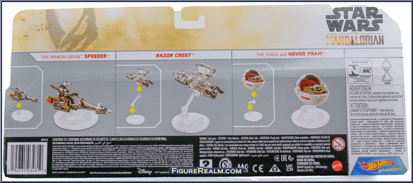 Speeder / Razor Crest / Hover Pram - Star Wars - Hot Wheels Starships ...