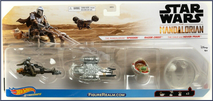 Speeder / Razor Crest / Hover Pram - Star Wars - Hot Wheels Starships ...