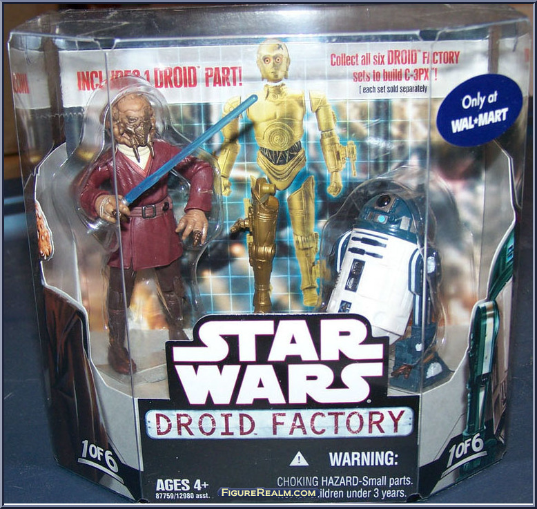 Plo Koon and R4-F5 - Star Wars - Legacy Collection - Wal-Mart - C-3PX ...