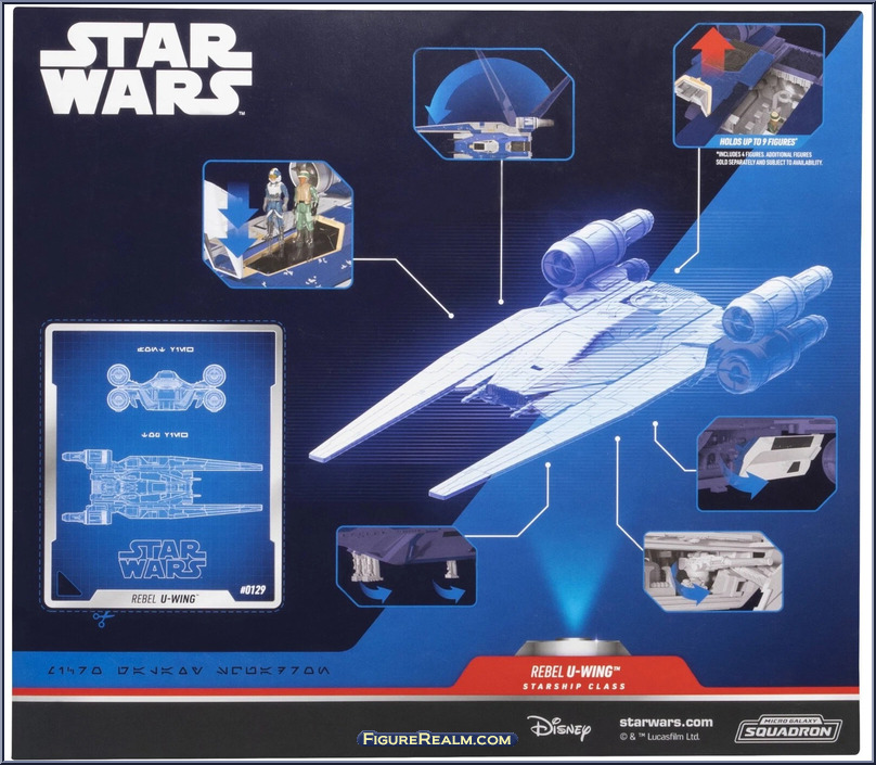 Rebel U-Wing (Starship Class) - Star Wars - Micro Galaxy Squadron ...