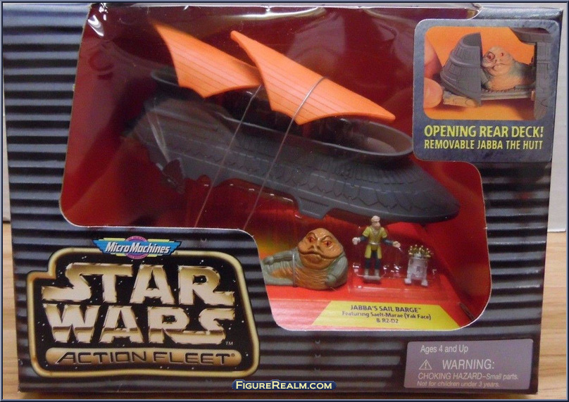 Jabba's Sail Barge - Star Wars - Micro Machines - Action Fleet - Galoob ...