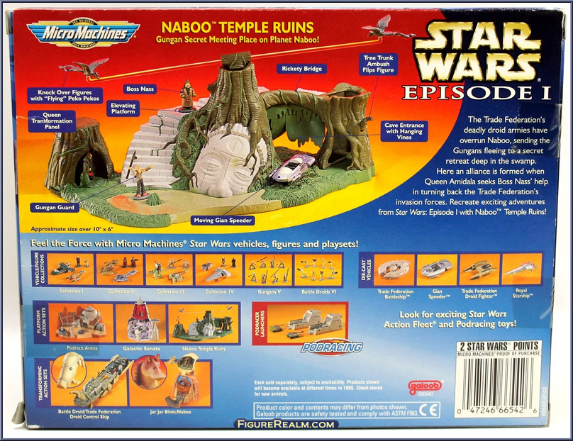 Naboo Temple Ruins - Star Wars - Micro Machines - Episode I - Galoob ...
