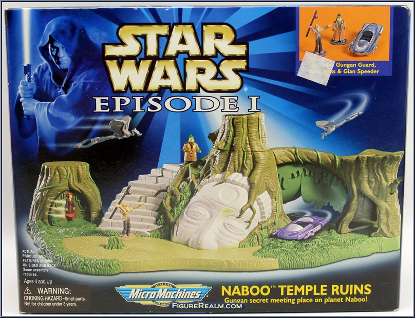 Naboo Temple Ruins - Star Wars - Micro Machines - Episode I - Galoob ...