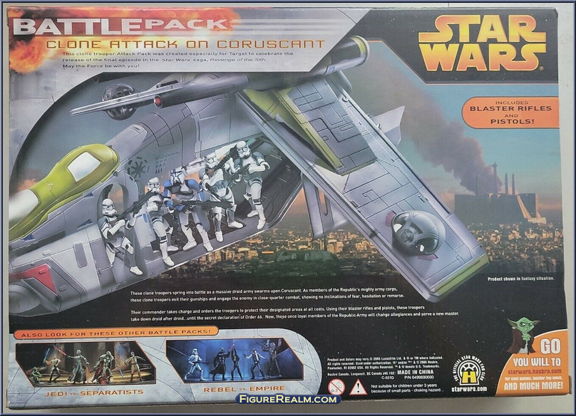 Clone Attack on Coruscant - Star Wars - Saga Collection - Battle Packs ...