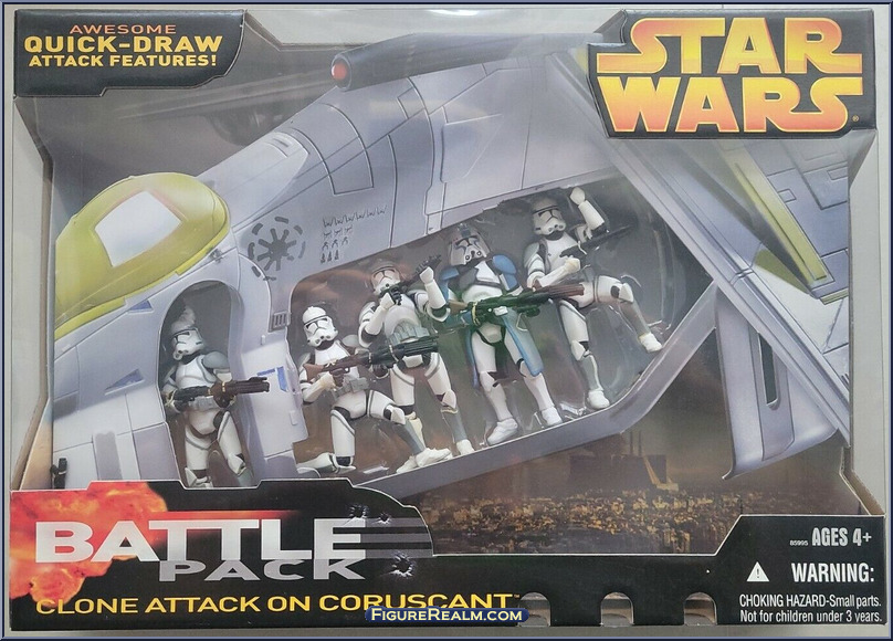 Clone Attack on Coruscant - Star Wars - Saga Collection - Battle Packs ...