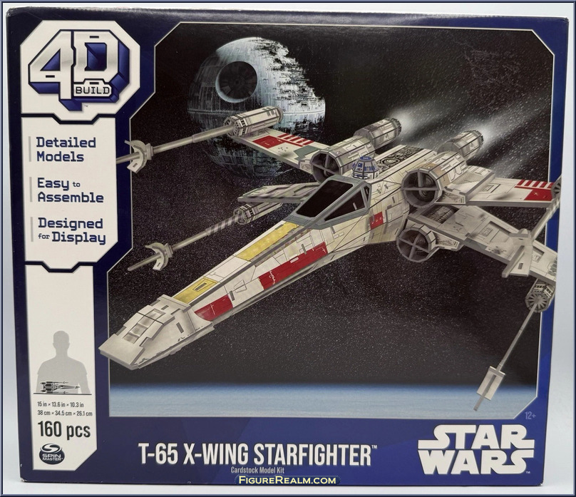 T-65 X-Wing Starfighter - Star Wars - 4D Build Model Kits - Spinmaster ...