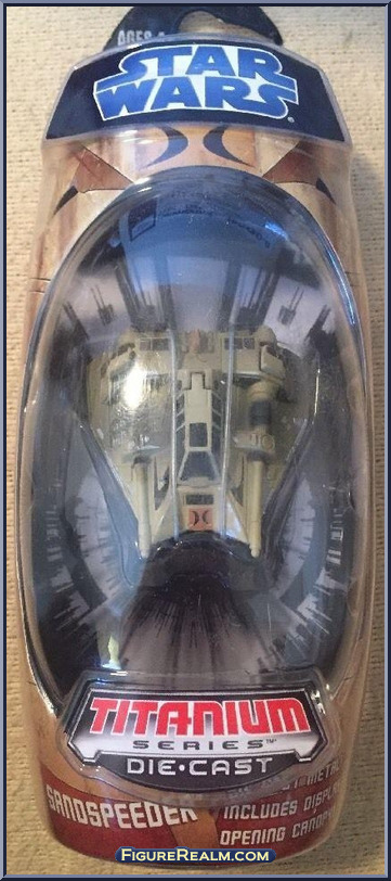 Sandspeeder - Star Wars - Titanium - Basic Series - Hasbro Action Figure