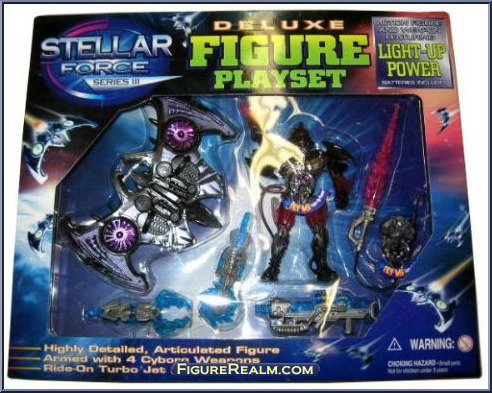 Deluxe Figure Playset (Black Warrior) - Stellar Force - Series III ...