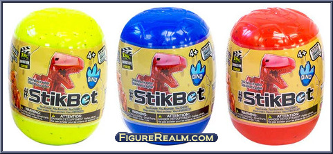 StikTriceratops (Clear Green) - Stikbot - Dino Eggs - Zing Action Figure