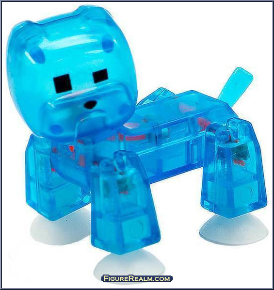 StikBulldog (Clear Blue) - Stikbot - Pets - Zing Action Figure