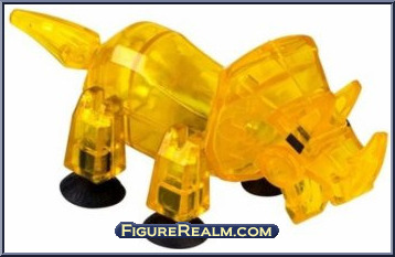 StikTriceratops (Clear Yellow) - Stikbot - Dino Eggs - Zing Action Figure