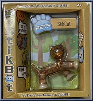 StikCat (Gold) - Stikbot - Safari Pets - Zing Action Figure