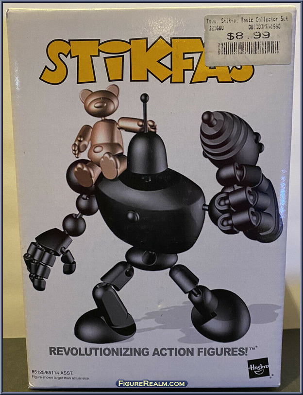 Segmented Robot (Black) - Stikfas - Mechana - Banyj Action Figure