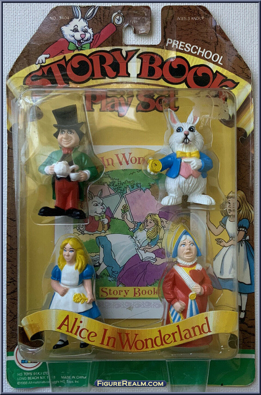 Alice in Wonderland 4-Pack - Story Book - Basic Series - HG Toys Action ...