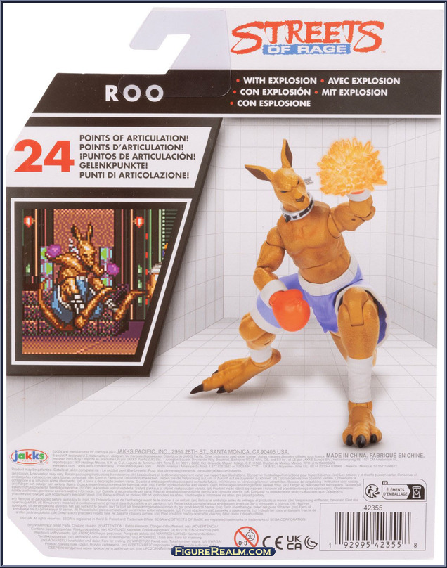 Roo - Streets of Rage - Basic Series - Jakks Pacific Action Figure