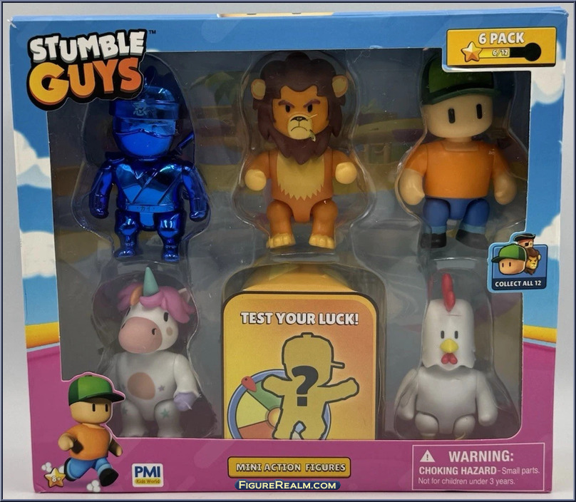 6-Pack #1 - Stumble Guys - Mini - PMI Trading Action Figure