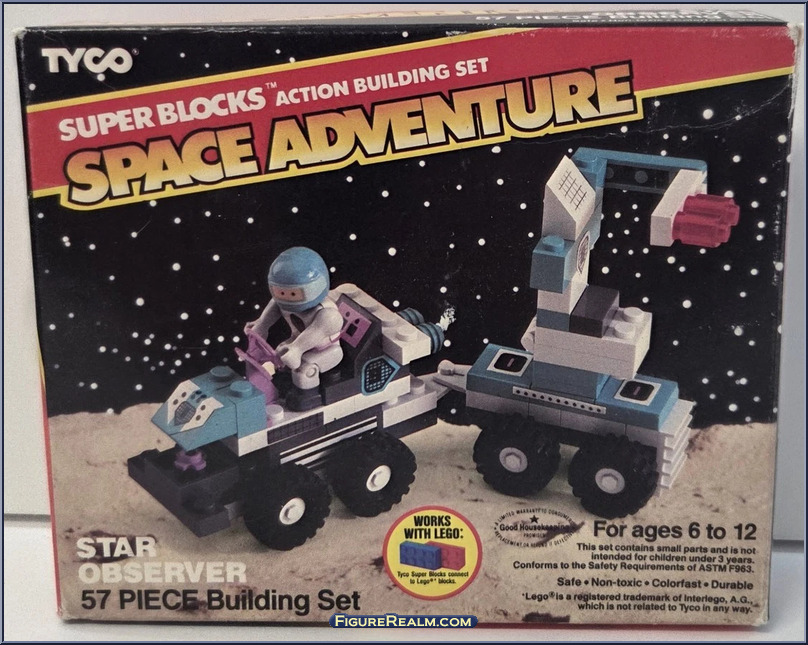Star Observer - Super Blocks - Space Adventure - Tyco Action Figure