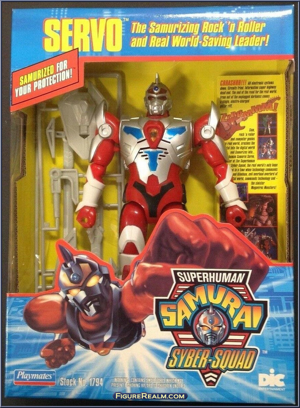 Servo (Red / Silver) - Superhuman Samurai Syber-Squad - Deluxe ...